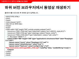 처음부터 다시 배우는 HTML5 & CSS3 강의자료 6일차 | PPTX