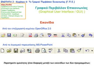 α 6 το γραφικό περιβάλλον επικοινωνίας (γπε) εκτυπωση | PPT