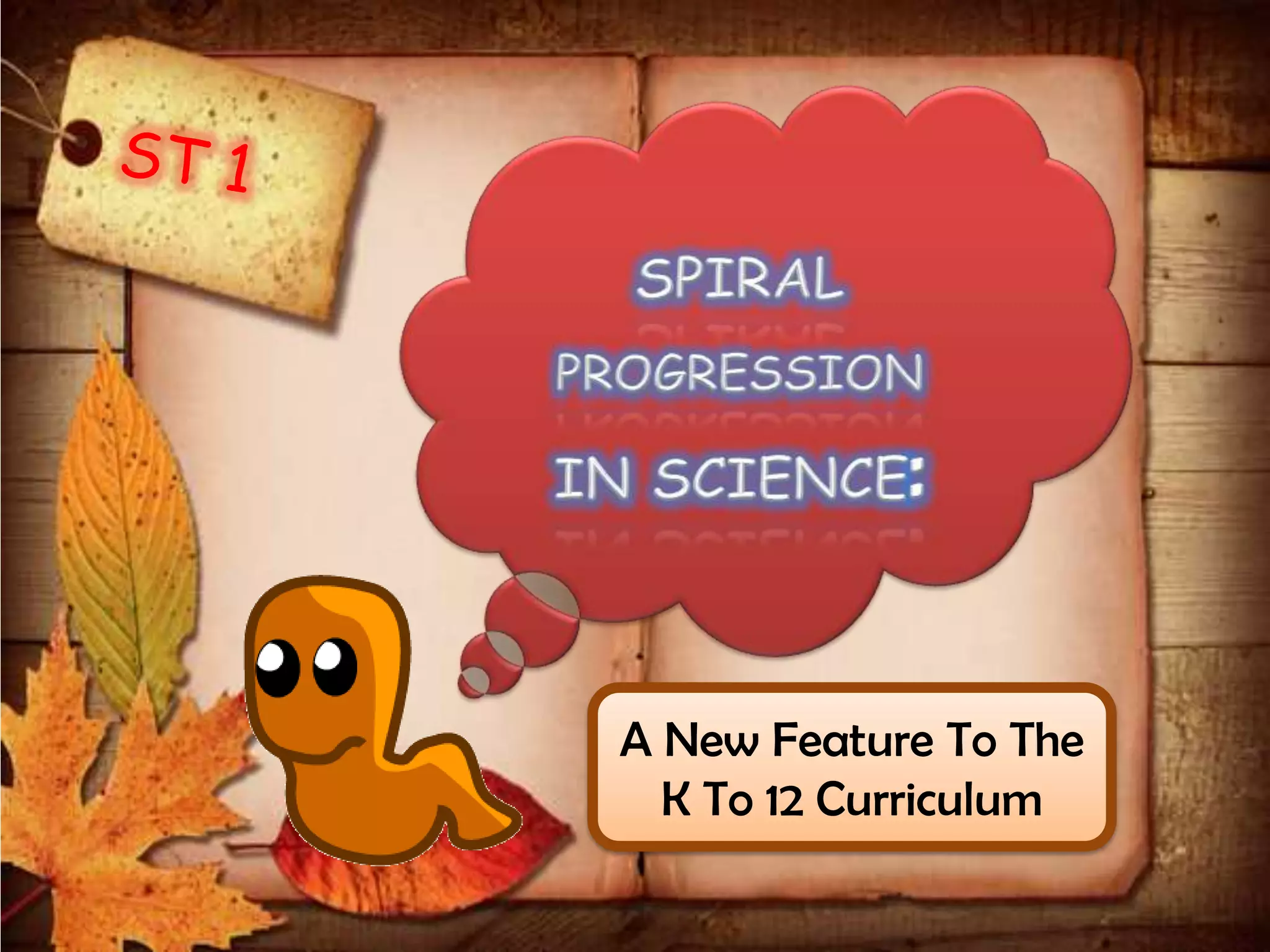 Spiral progression in Science | PPTX