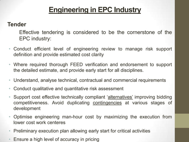 Effective Engineering Management in EPC Industry | PPTX | Civil ...