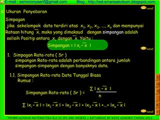 6.Simpangan Rata-Rata | PPT
