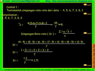 6.Simpangan Rata-Rata | PPT