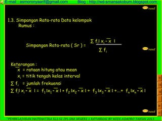 6.Simpangan Rata-Rata | PPT