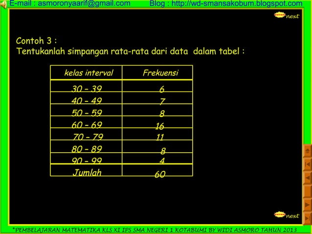 6.Simpangan Rata-Rata | PPT