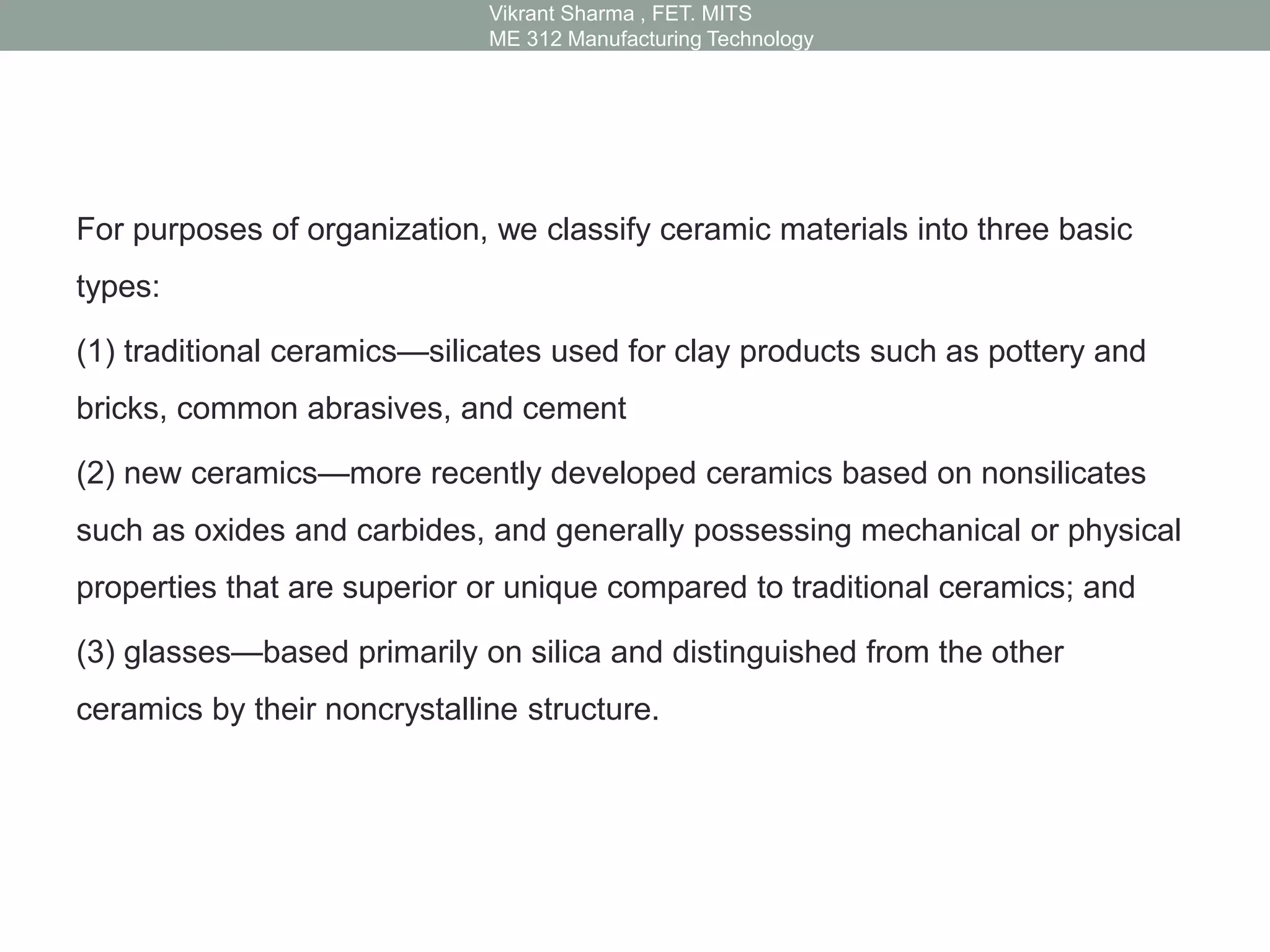 6. processing of ceramics | PPTX