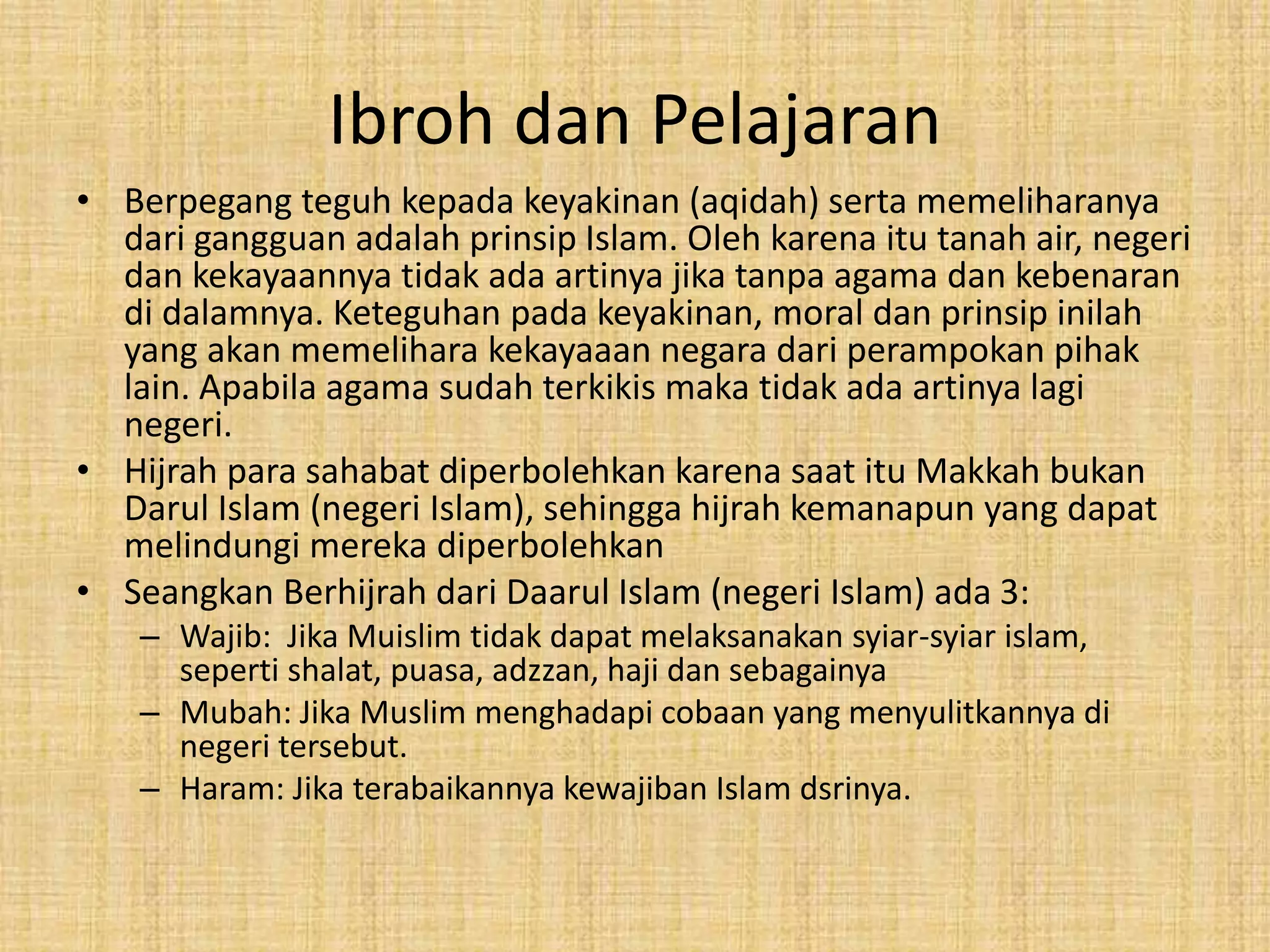 3. Sejak Kenabian Hingga Hijrah Nabi saw | PPT