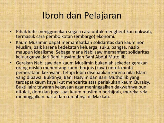 3. Sejak Kenabian Hingga Hijrah Nabi saw | PPT