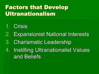 6.1 ultranationalism and crisis | PPTX