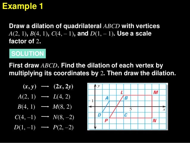 6.7 similarity transformations and coordinate geometry