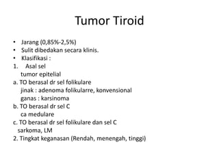 tumor tiroid | PPTX