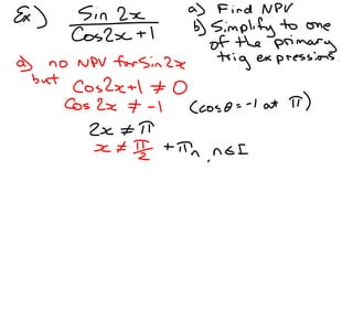 6.2 sum, difference, and double angle identities | PPTX