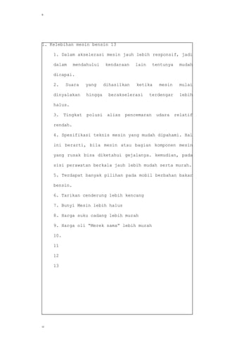 Soal dan jawaban No 6™ Tugas Pendahuluan Motor Bensin Teknik Mesin | PDF