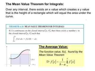 6.5 & 6.6 & 6.9 the definite integral and the fundemental theorem of ...
