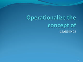 6. operationalization of variables | PPT