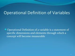 6. operationalization of variables | PPT
