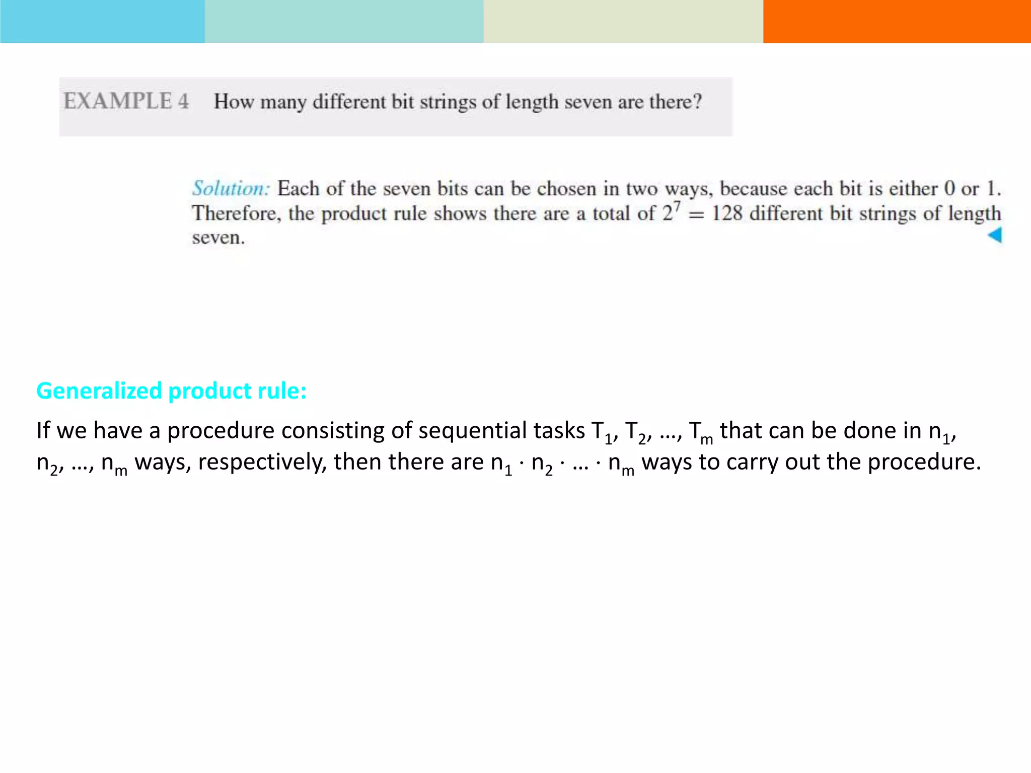 Fundamental principle of counting- ch 6 - Discrete Mathematics | PPTX