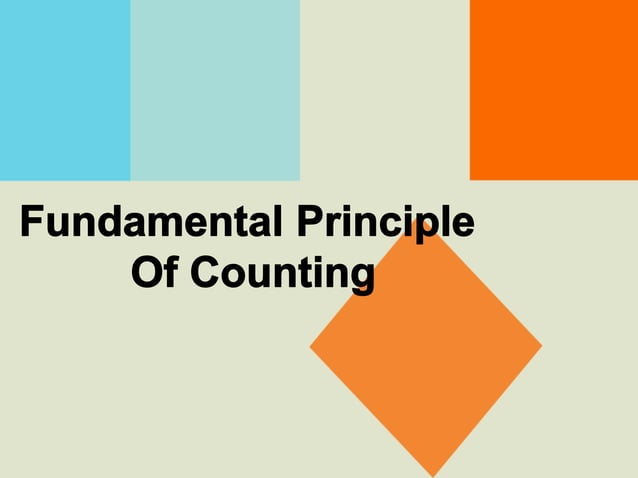 Fundamental principle of counting- ch 6 - Discrete Mathematics | PPT