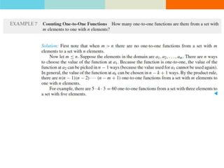 Fundamental principle of counting- ch 6 - Discrete Mathematics | PPTX