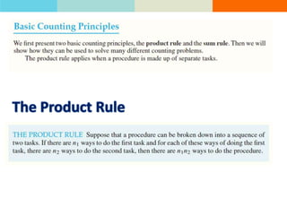 Fundamental principle of counting- ch 6 - Discrete Mathematics | PPTX