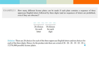 Fundamental principle of counting- ch 6 - Discrete Mathematics | PPTX