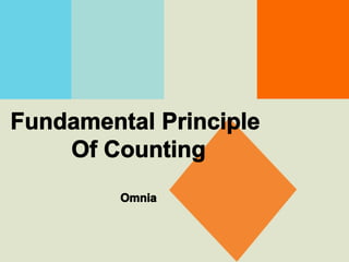Fundamental principle of counting -Discrete Mathematics | PPTX