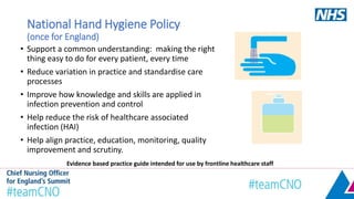 Leading safety improvements in IPC: National hand hygiene policy for ...