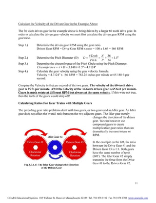 Gear terms_lesson_rev3 | PDF