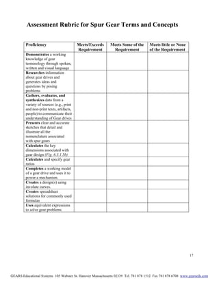 Gear terms_lesson_rev3 | PDF