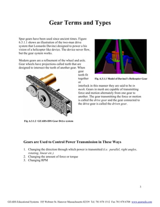 Gear terms_lesson_rev3 | PDF
