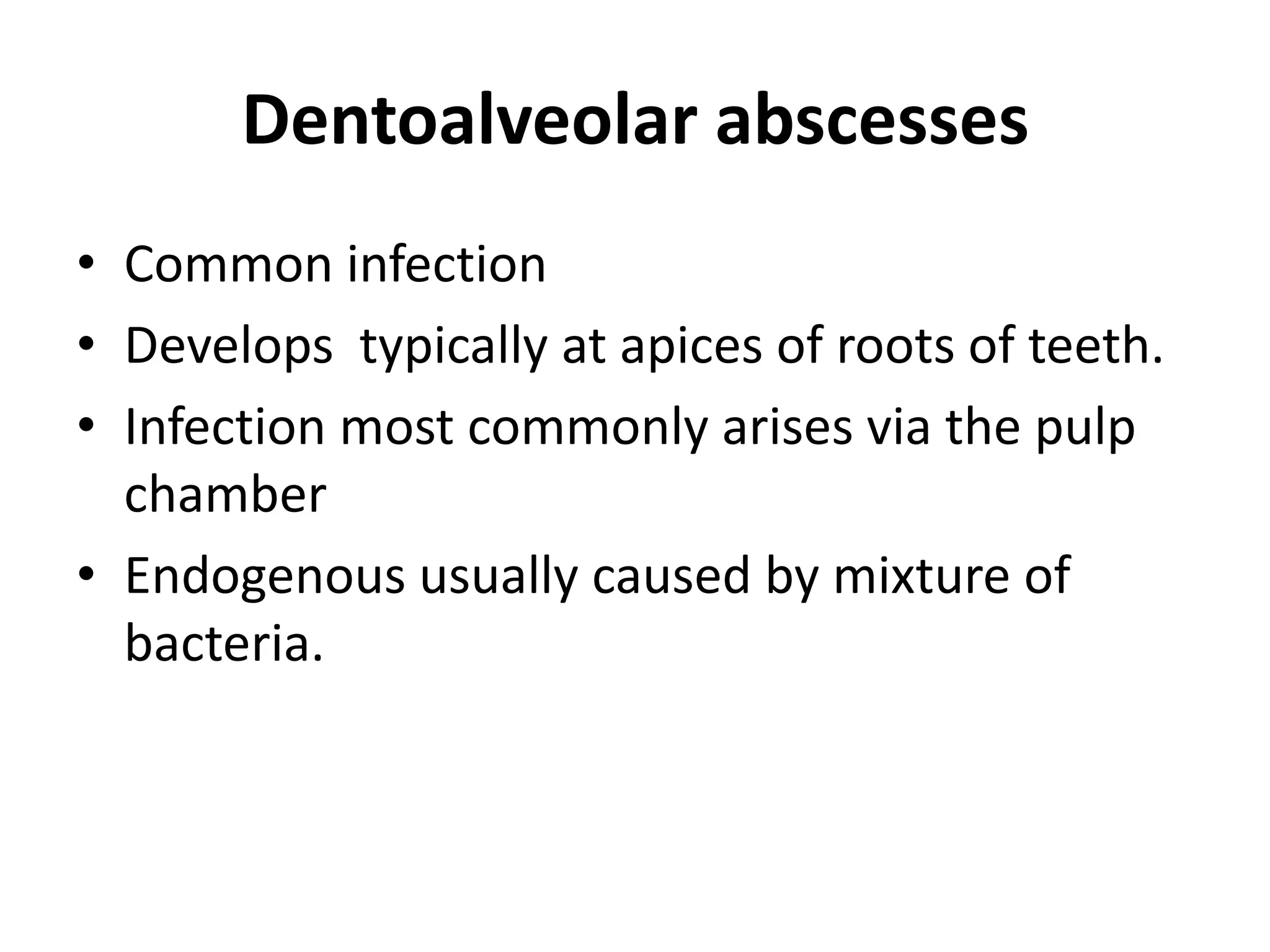 infections of pulp, periapical tissues,ludwig angina, osteomyelitis | PDF