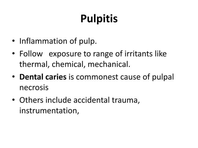 infections of pulp, periapical tissues,ludwig angina, osteomyelitis ...