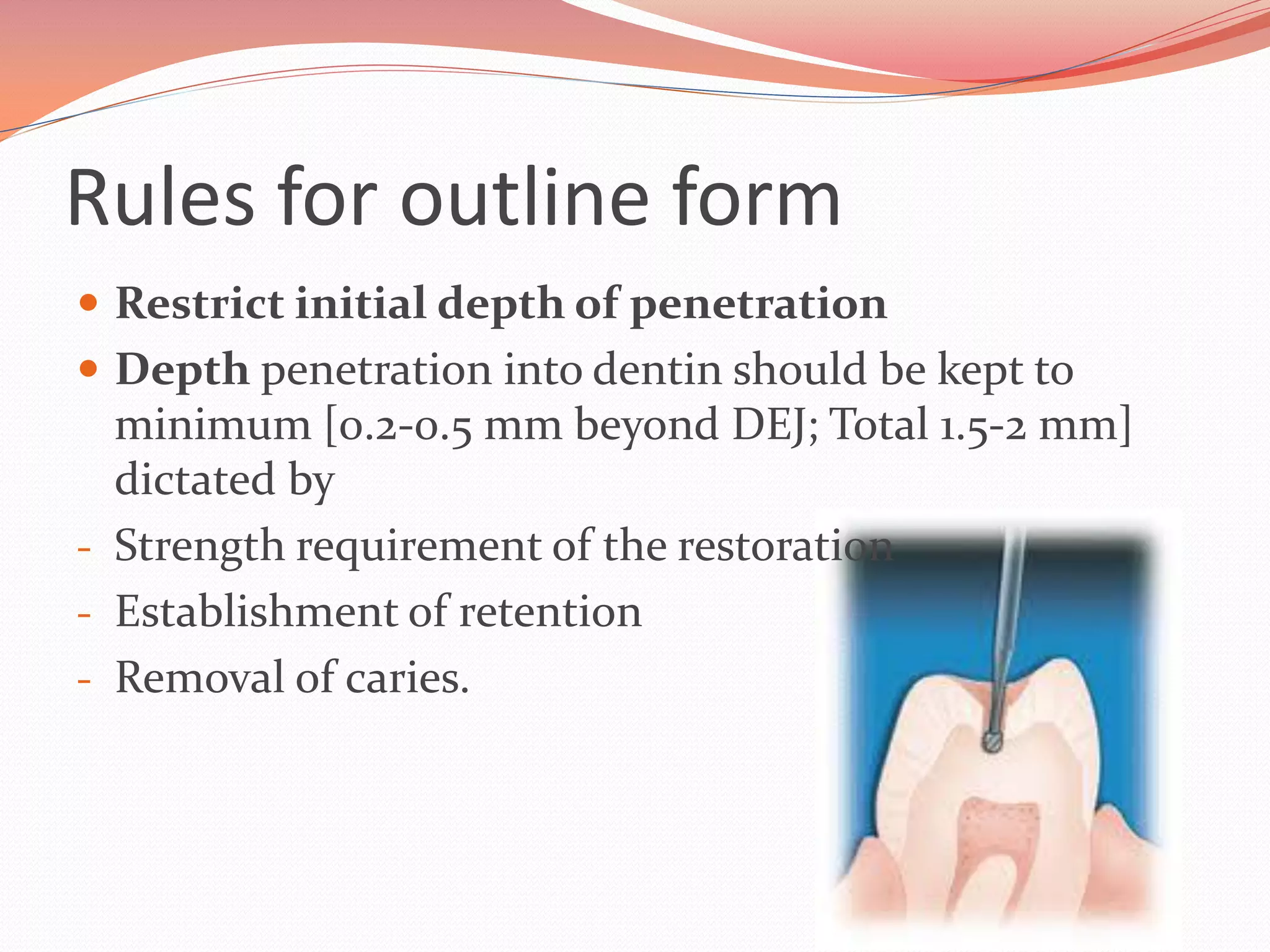 principles of cavity preparation | PDF