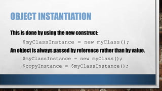 OOP in PHP | PPT