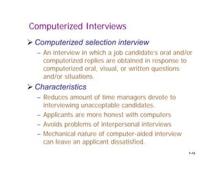 Interviews in HRM | PDF
