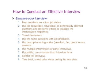 Interviews in HRM | PDF