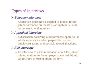 Interviews in HRM | PDF