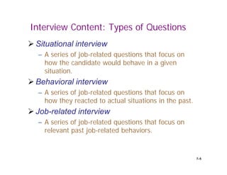 Interviews in HRM | PPT