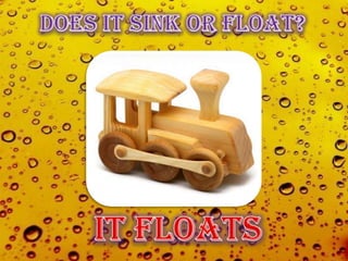 FLOATING MATERIALS (with answers) | PPTX