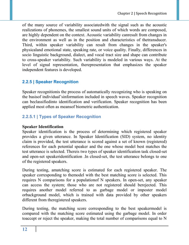 Speech Recognition | PDF