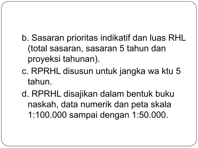 6.perencanaan rhl | PPTX