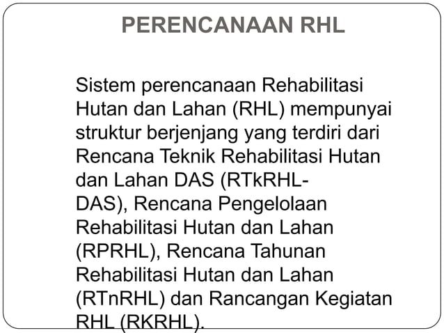 6.perencanaan rhl | PPTX