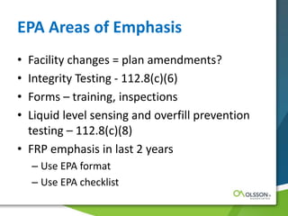 Spill Prevention Control and Countermeasure (SPCC) and Facility ...