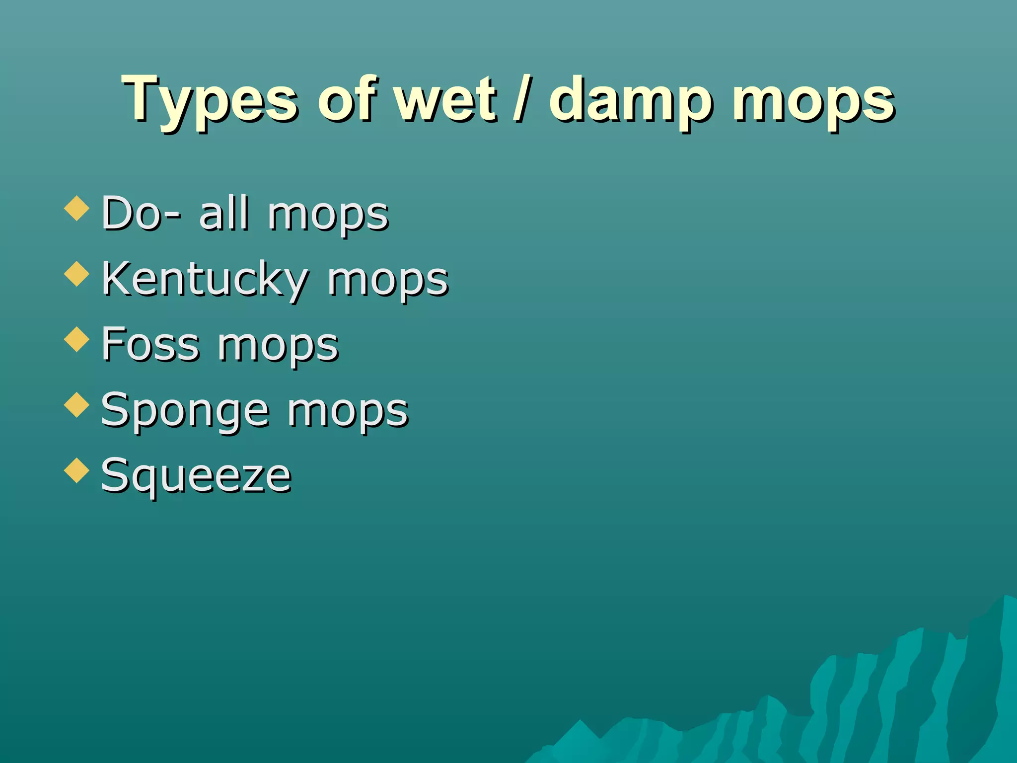 6.1 cleaning equipments | PPT