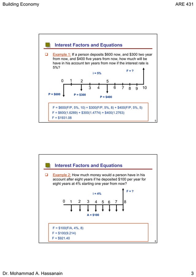 6.3 use of interest tables | PDF | Stocks and Bonds | Personal Investing