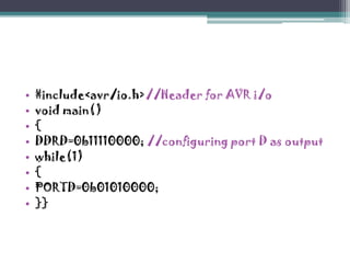L293D IC interfacing with ATmega16 | PPT