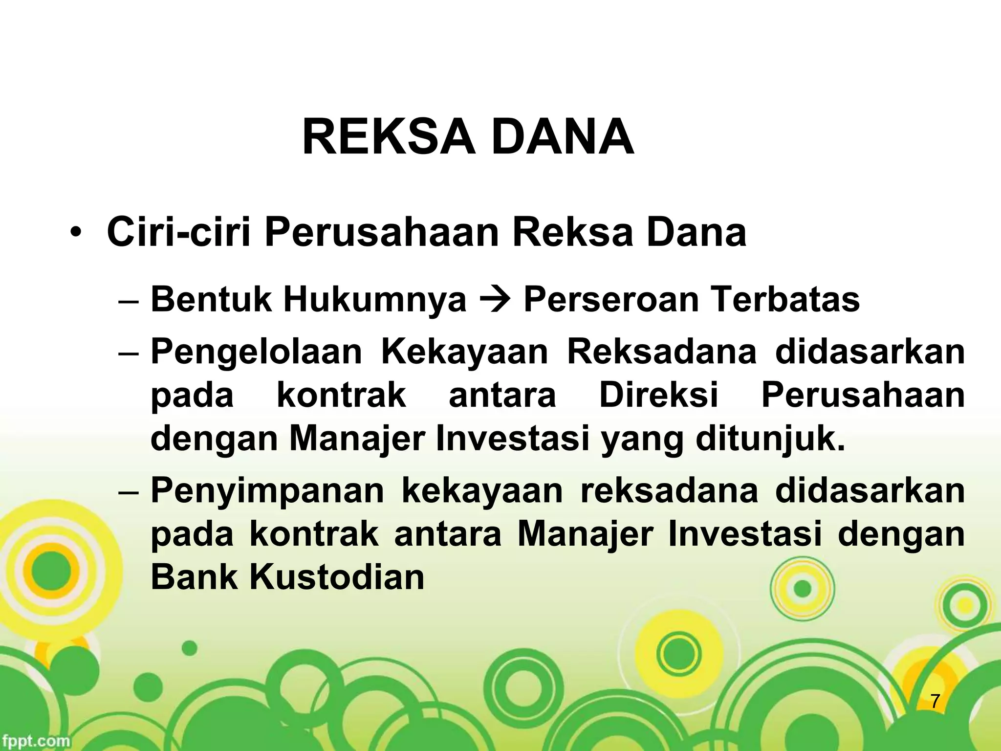 6. modal ventura & reksadana | PPT
