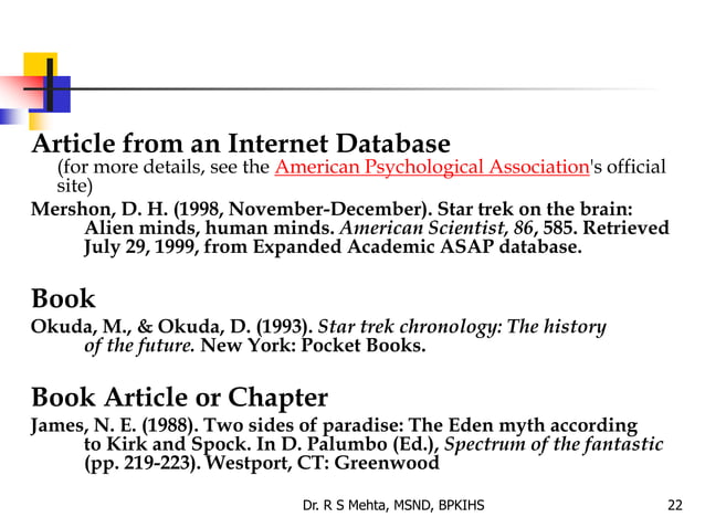 6. referencing styles | PPSX