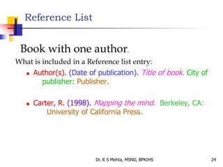 6. referencing styles | PPSX