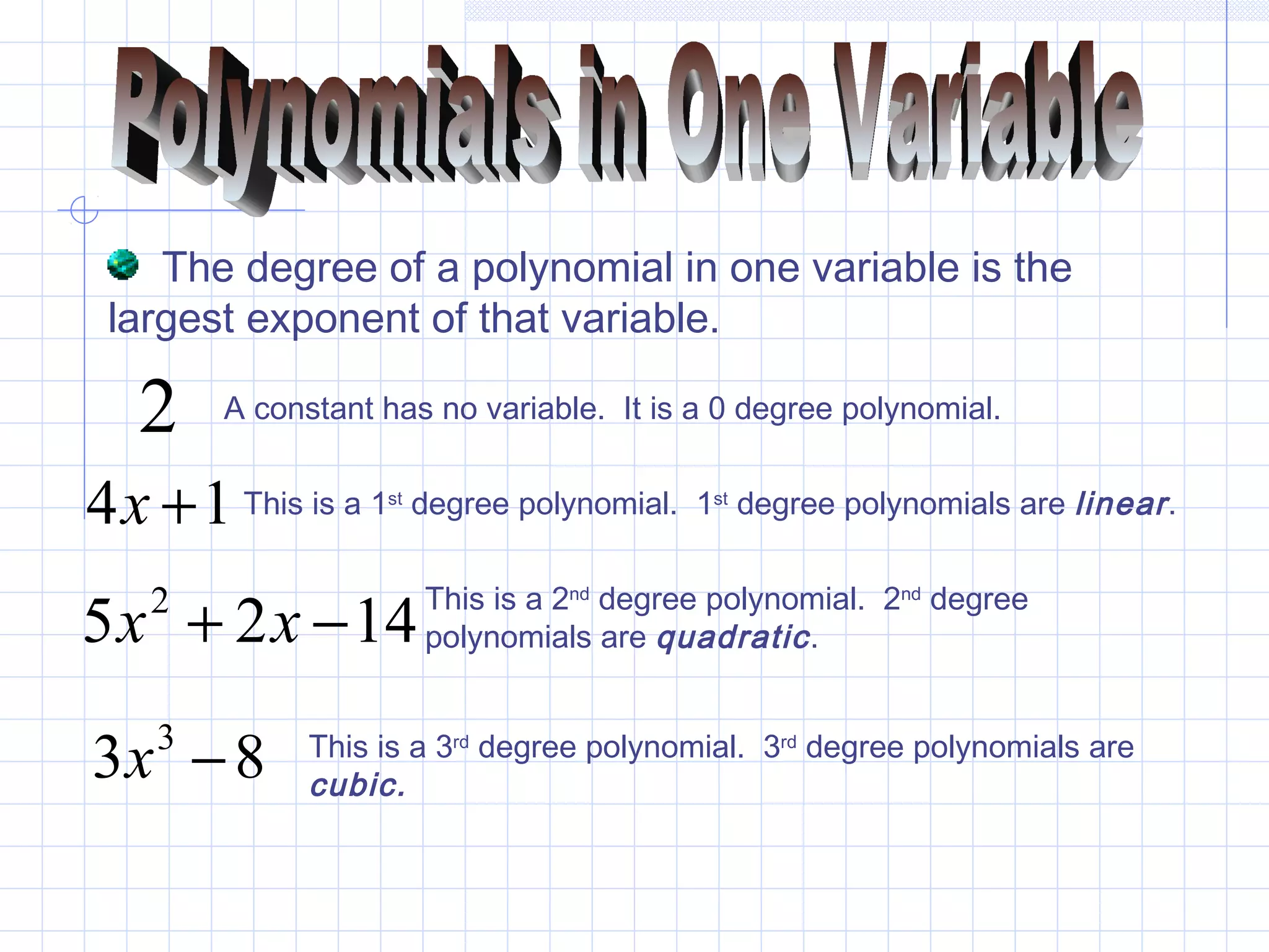 6.5 polynomials (1) | PPT