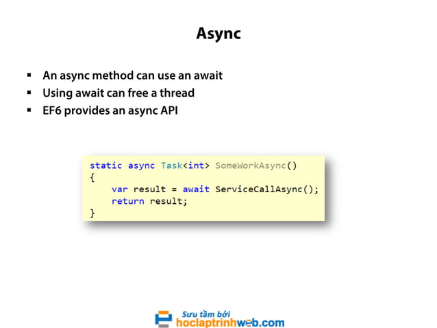 6. entity framework 6 aspdotnet-mvc5-slides | PDF